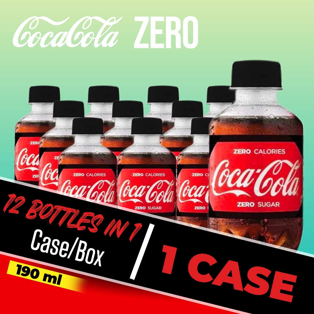 Coca-cola Zero 190ml 1 Case | Shopee Philippines