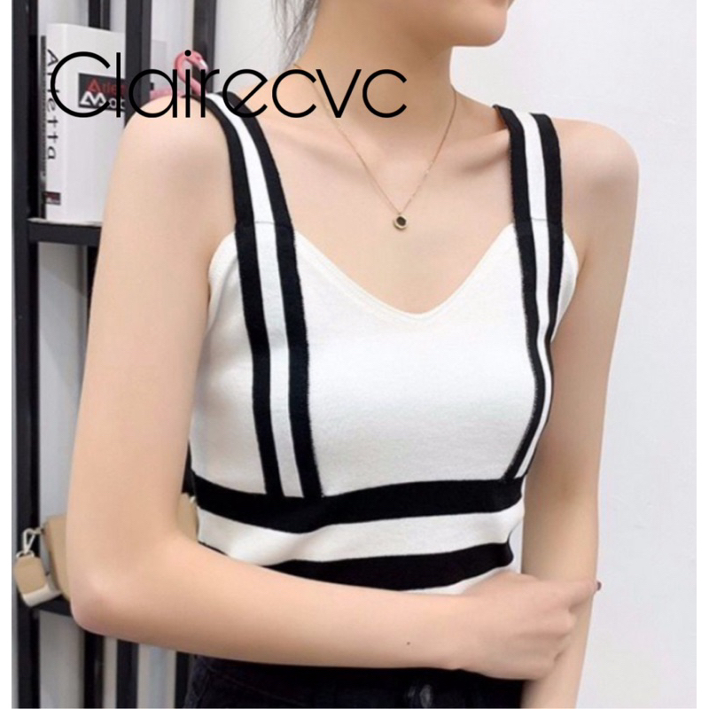 Trending Basic Knitted Crop top Sando top | Shopee Philippines