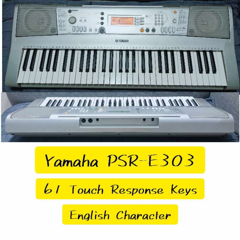 Yamaha PSR-E303 (Touch Response) | Shopee Philippines