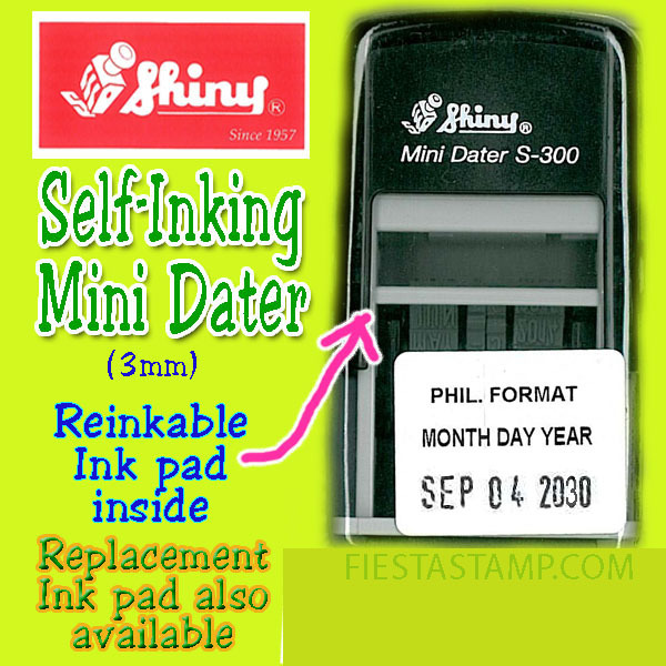 Shiny Self-Inking Mini Dater S-300 | Shopee Philippines Shiny Self-Inking Mini Dater S-300 | Shopee Philippines