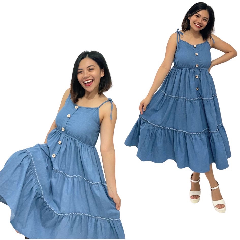 ANDROMEDA DRESS perfect for summer outfit | Shopee Philippines