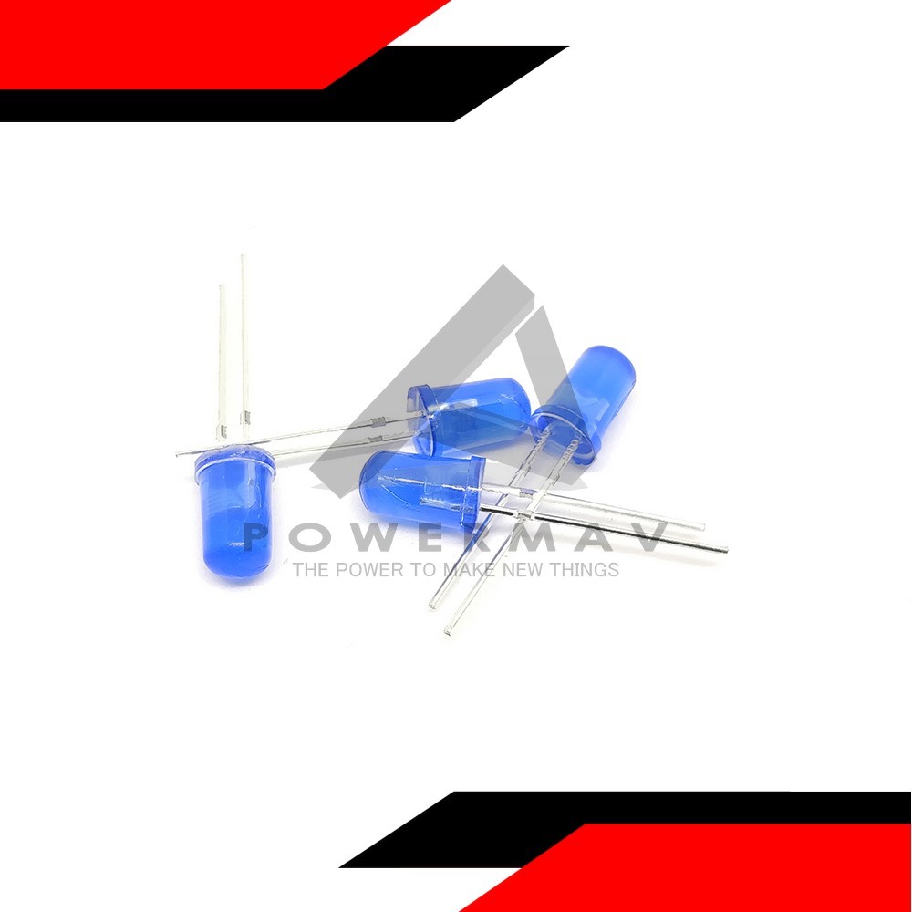 4pcs 5mm Led Blue LED Lights 5mm Blue Light Emitting Diode 3V DC for ...