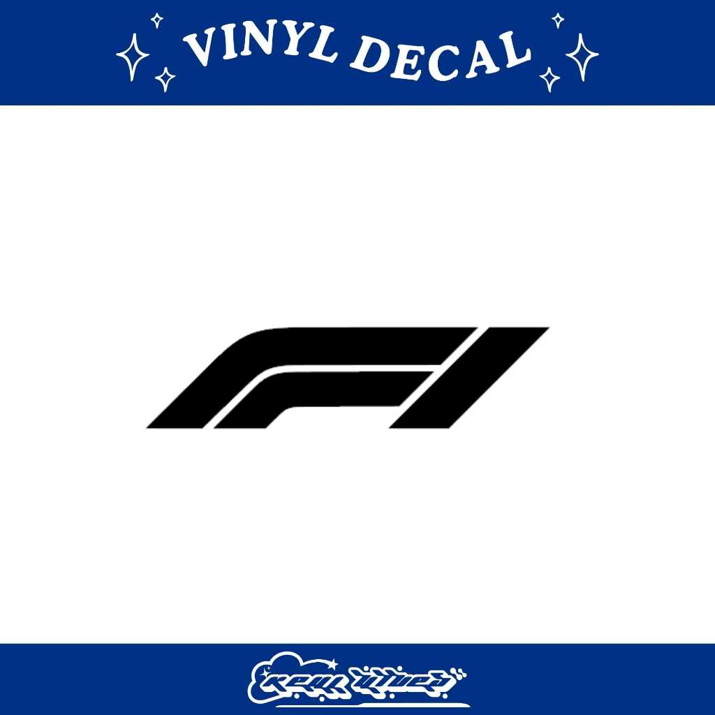 F1 Logo Vinyl decal formula one sticker waterproof | Shopee Philippines