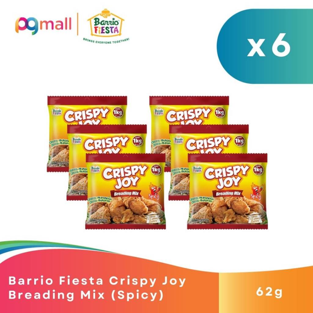 Barrio Fiesta Crispy Joy Breading Mix Spicy 62g Pack of 6 - FG001446 ...