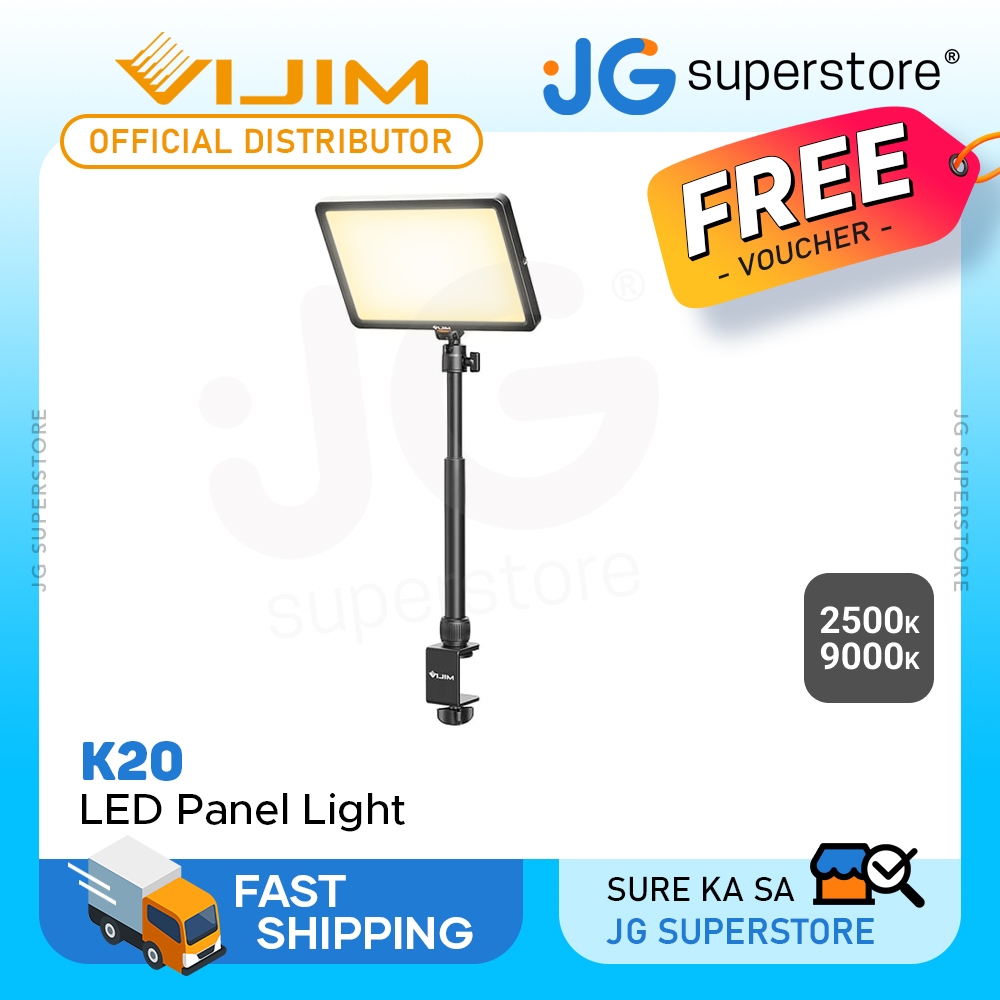Vijim by Ulanzi K20 2500K-9000K LED Key Light with Remote & Stand (PRO ...