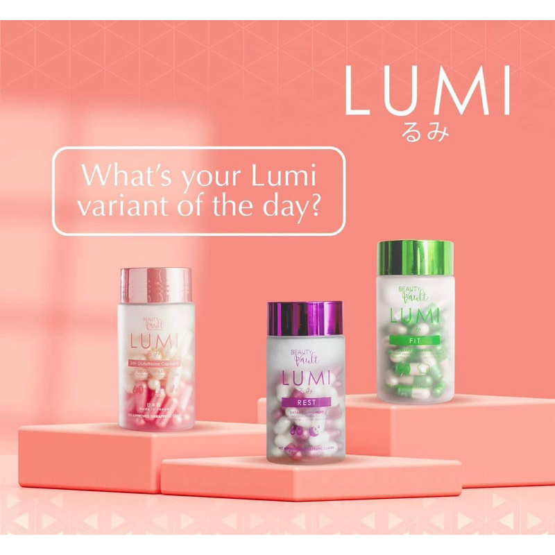 Beauty Vault LUMI (Lumi, Lumi rest, Lumi Fit) | Shopee Philippines