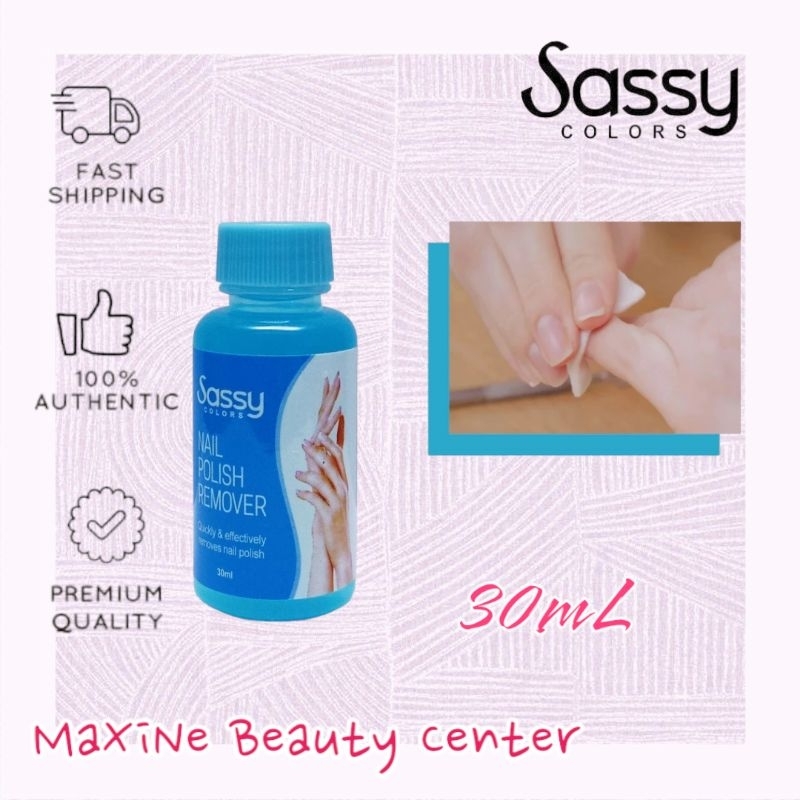 SASSY nail polish remover (acetone) | Shopee Philippines