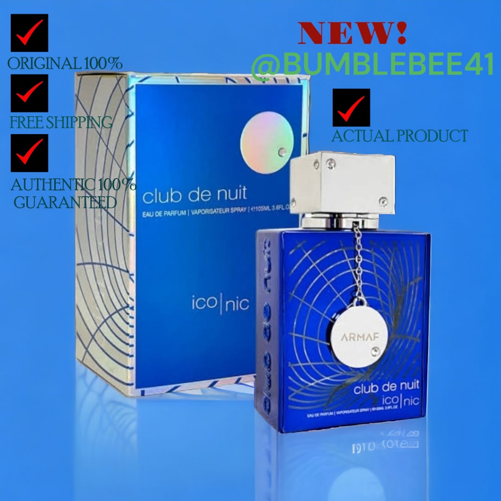 Club de Nuit Blue Iconic Armaf for men EDP 105ML | Shopee Philippines