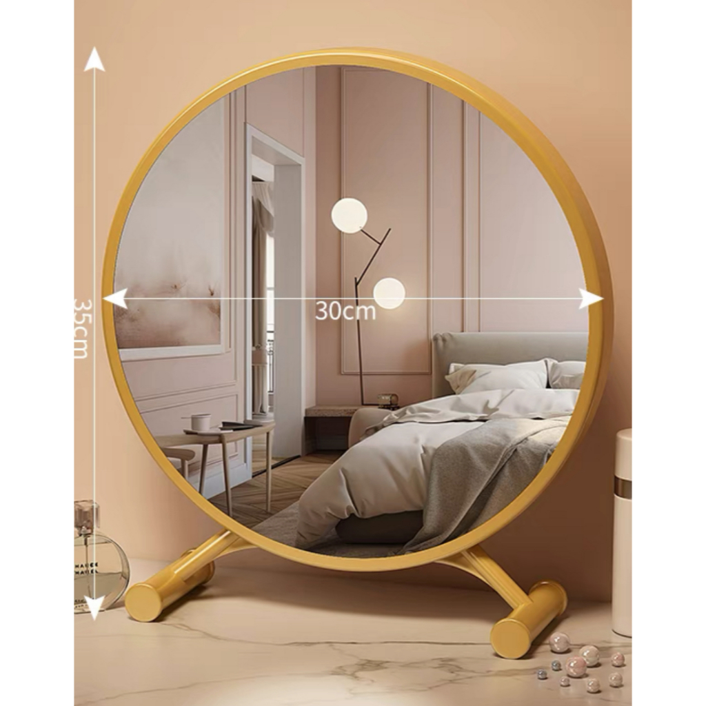 Vanity Makeup Mirror Table Desk Countertop Mirror Bathroom Shaving Make ...