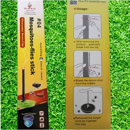 Shin Shop_Sinag #4 mosquitoes flies stick insect killer 20stick free ...