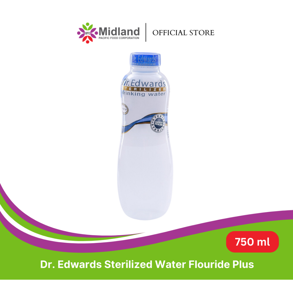 Dr. Edwards Sterilized Water Fluoride Plus 750ml | Shopee Philippines