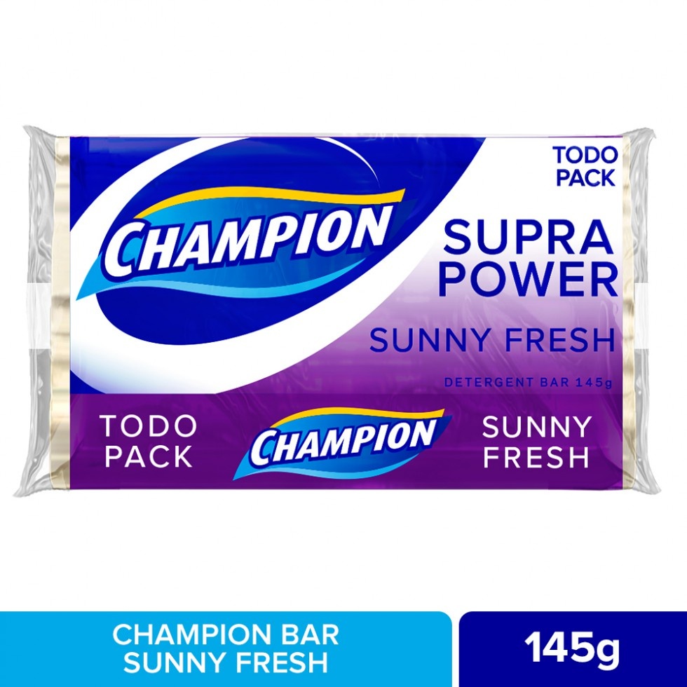 InstaCart Champion Laundry Detergent Bar Sunny Fresh 145g | Shopee ...