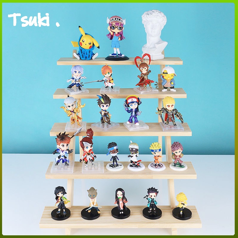【2-5-layer】Mini Wooden Flower Pot Jewelry Stand Multi-layer ladder ...
