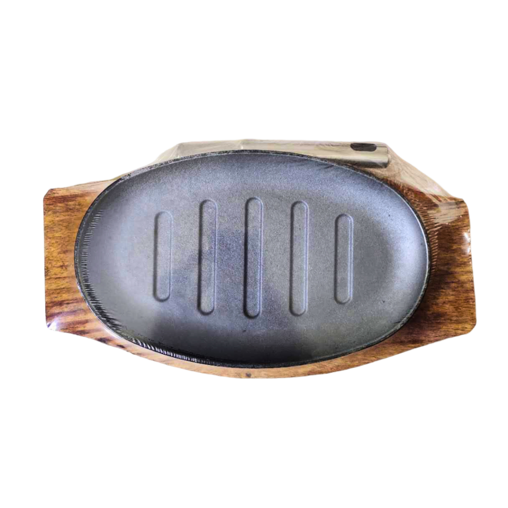 Sizzling Plate Tray Food Warmer Oval with Handle 1 Set | Shopee Philippines