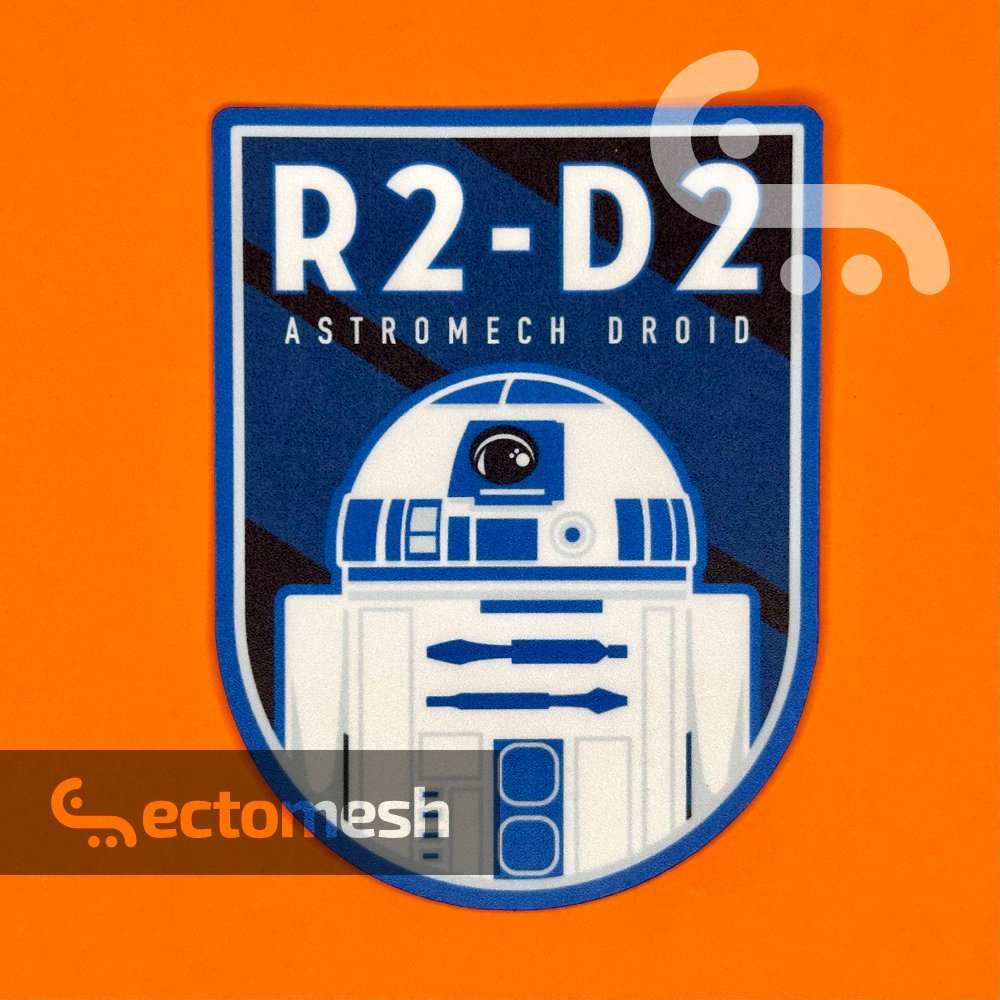 Star Wars R2-D2 Astromech Droid Badge - Vinyl Waterproof Sticker ...