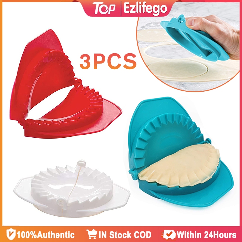 3Pcs/Set Hand Dumpling Maker Mould DIY Empanada Meat Dough Press Mold ...