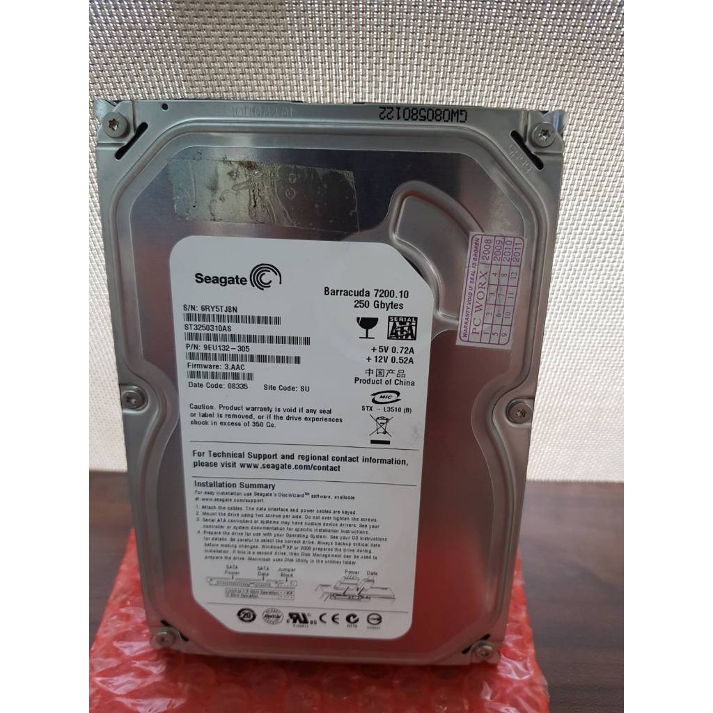 REFURBISHED Seagate Barracuda 250GB 7,200RPM SATA Hard Drive ST3250310AS | Shopee Philippines