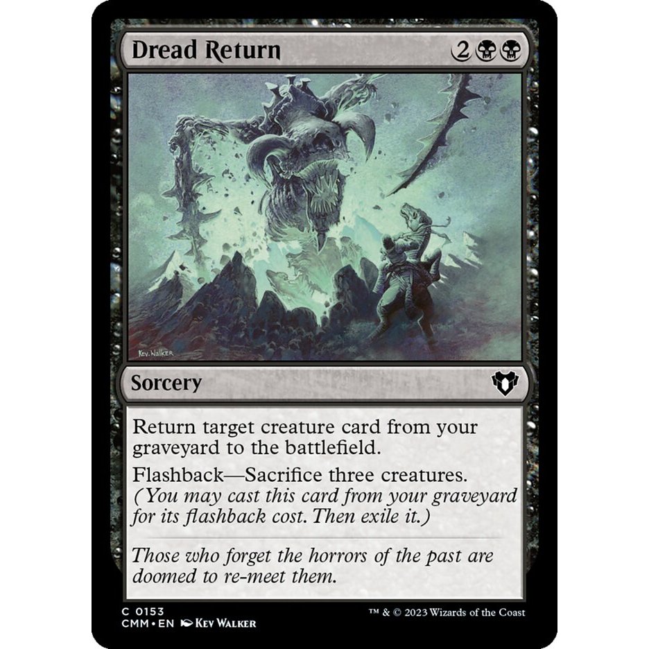 Dread Return - MTG Magic: The Gathering | Shopee Philippines