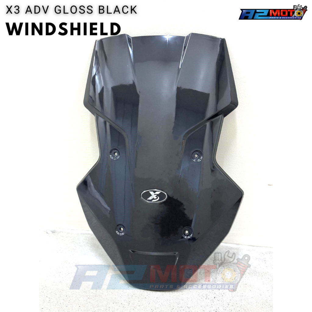 ADV 150 160 VISOR X3 NEMO WINDSHIELD BATMAN NOSE AIR SCOOP MASK ...