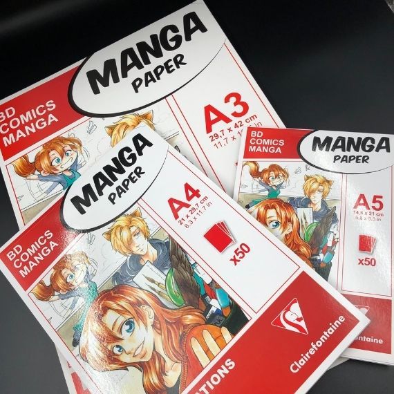 Clairefontaine Manga Paper Illustration 50sheets 100g | Shopee Philippines