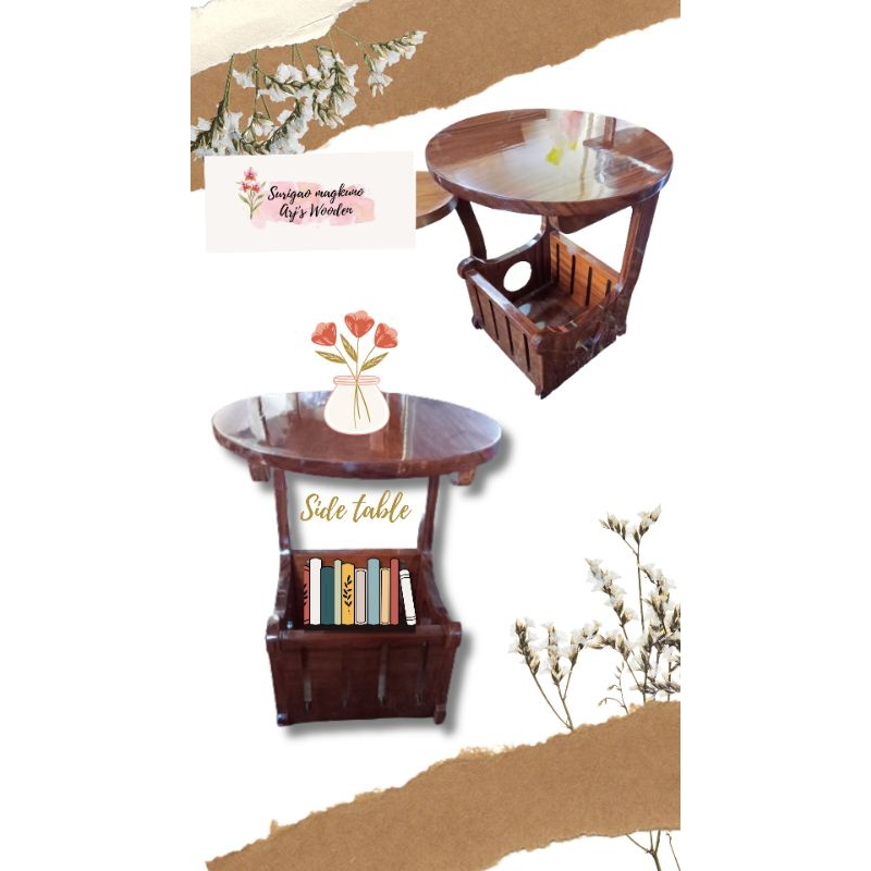 SIDE TABLE ( Book Organizer ) | Shopee Philippines