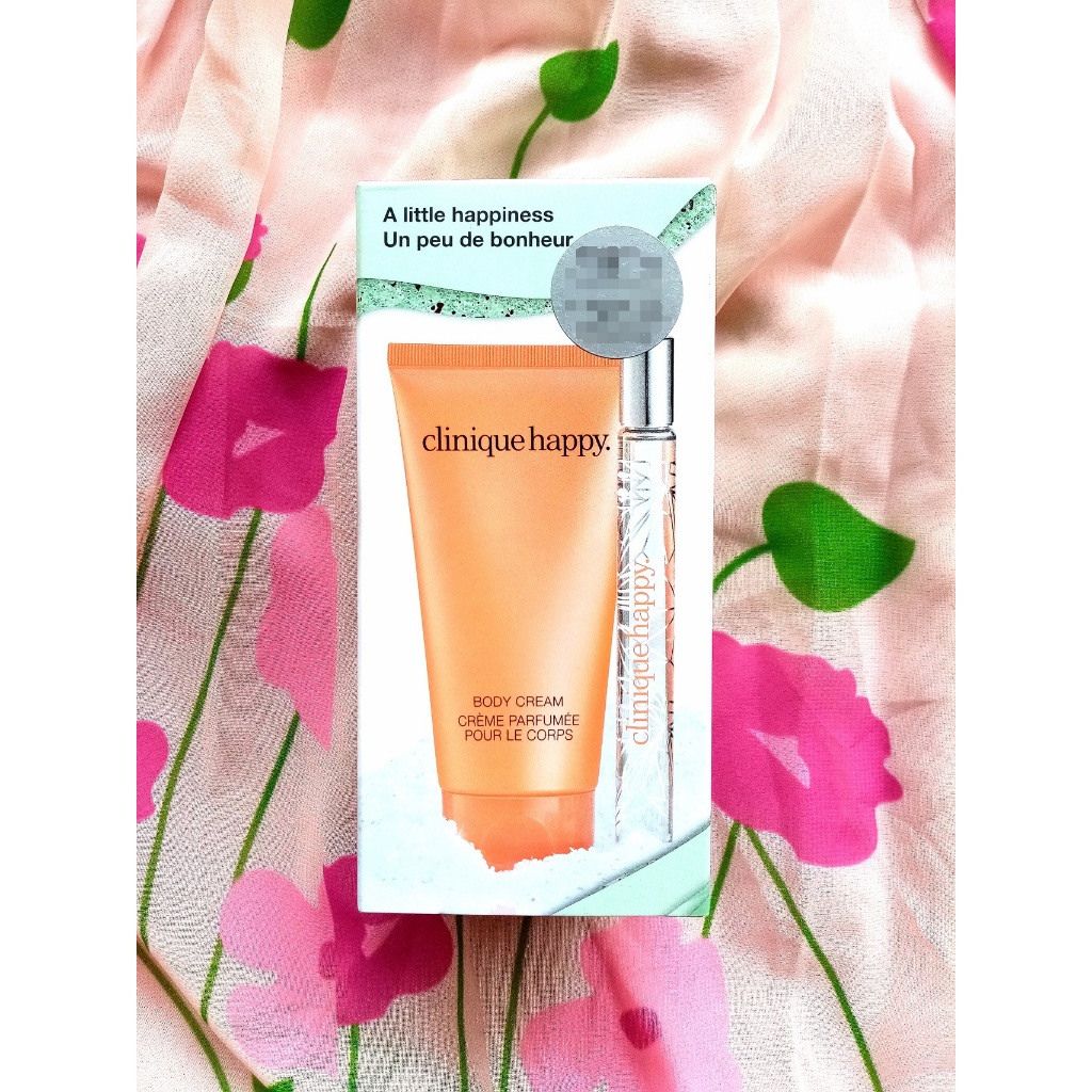 Clinique A Little Happiness Fragrance & Body Set | Shopee Philippines