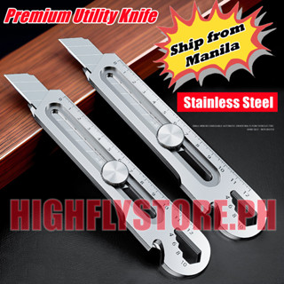6 In 1 Heavy Duty 18cm Steel Multifunctional Utility Knife Retractable ...