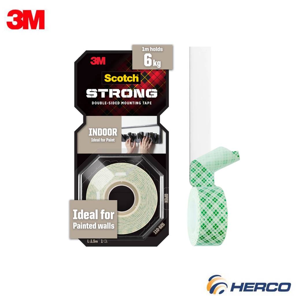 3M Scotch 110 S25 Indoor Mounting Tape 25mm x 1.5 meter | Shopee Philippines