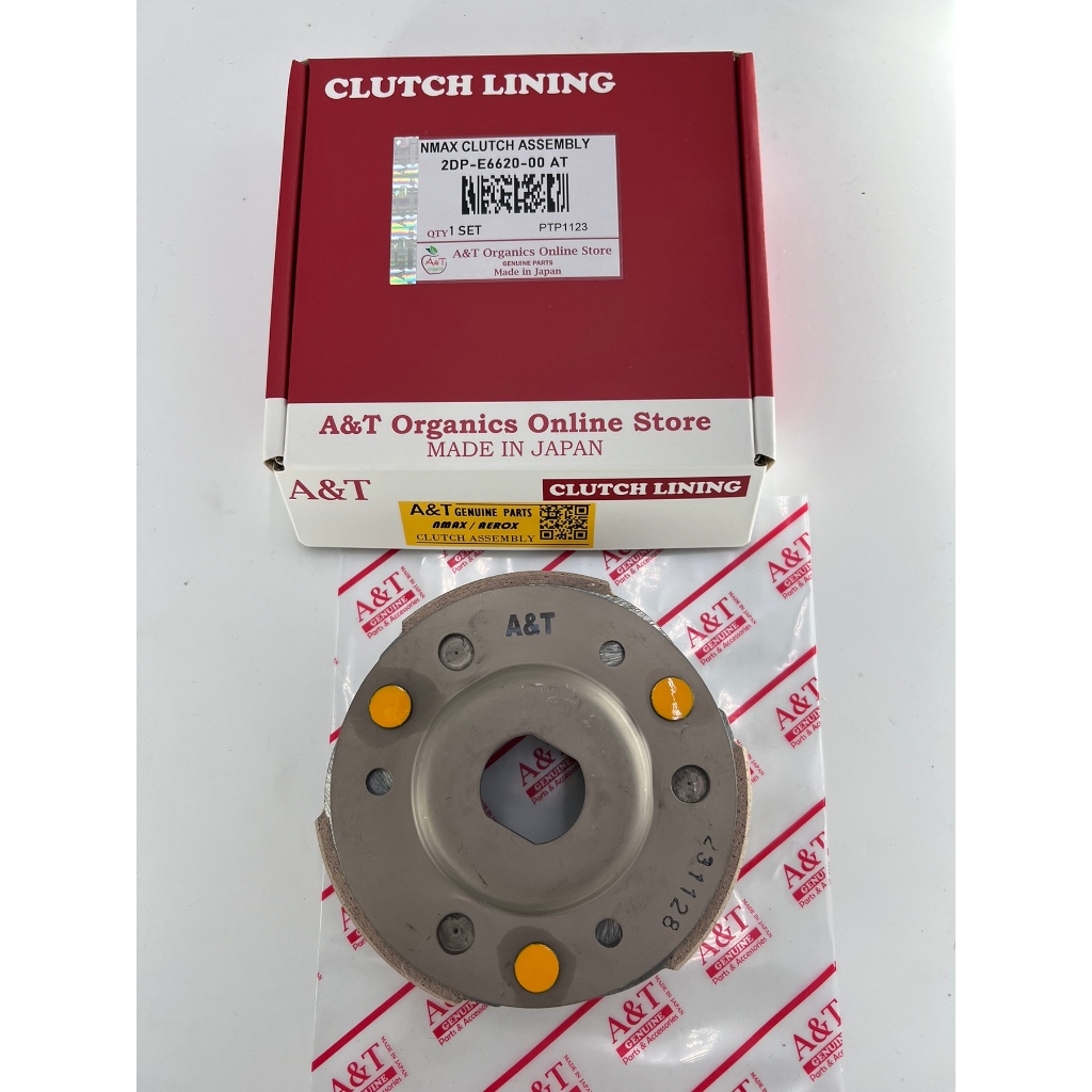 2DP A&T Clutch Lining Assembly for Yamaha Nmax v1 v2 / Aerox v1 v2 ...