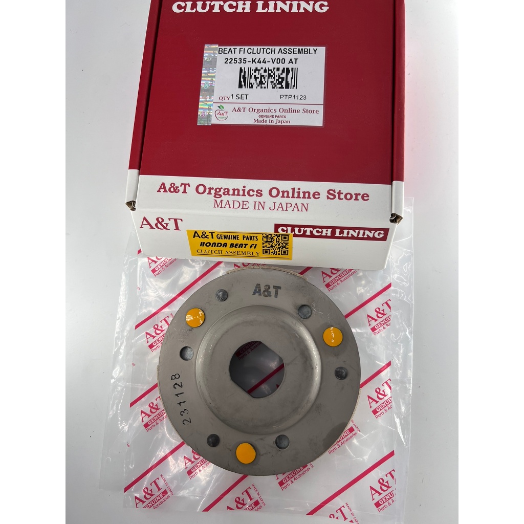 K44 A&T Clutch Lining Assembly for HOnda Beat FI - Made in Japan ...