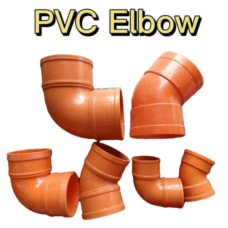 Pvc Elbow BIG SIZES 2" 3" 4"Orange | Matibay, Makinis | | Shopee ...