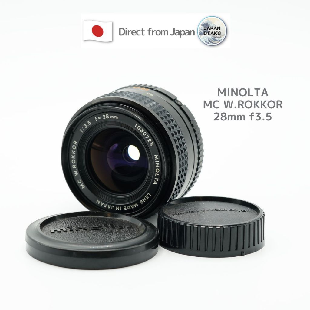 [Used in Japan] " Vintage Lens " MC W.ROKKOR 28mm f/3.5 Minolta Released in Japan | Shopee ...