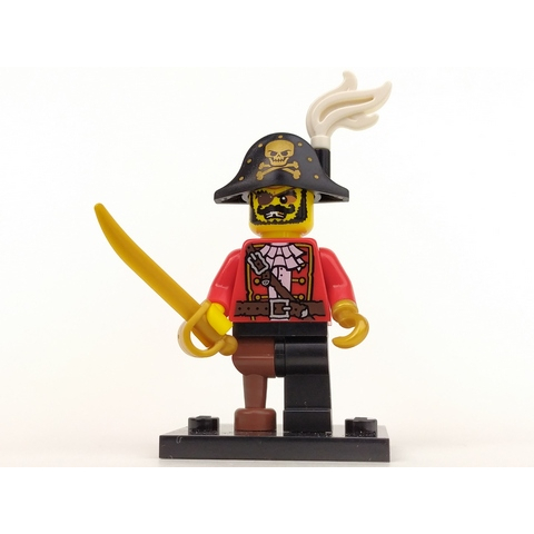 LEGO CMS 8833 Collectible Minifig Series 8: Pirate Captain Minifig ...