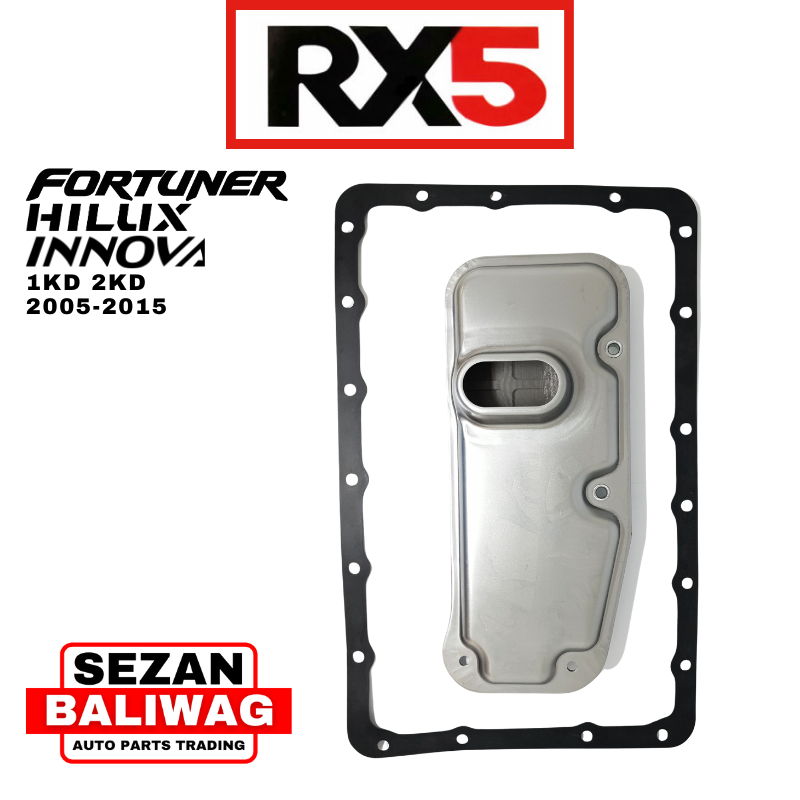 RX5 JAPAN ATM TRANSMISSION FILTER / OIL STRAINER WITH GASKET TOYOTA FORTUNER INNOVA HILUX 1KD ...
