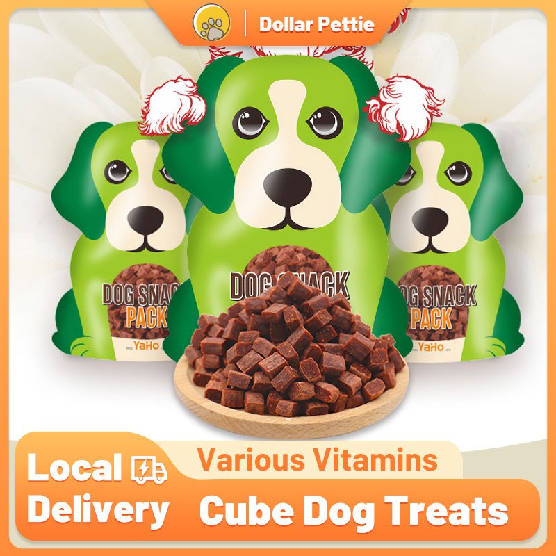Pet Treats Dog Dental Cubes Delicious Beef Cube Snacks Dog Training ...