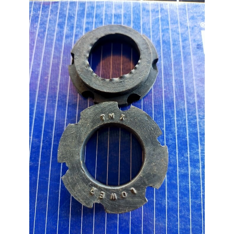 FRONT SHOCK COVER RUBBER TMX155 UPPER/LOWER( one set 2pcs) | Shopee ...