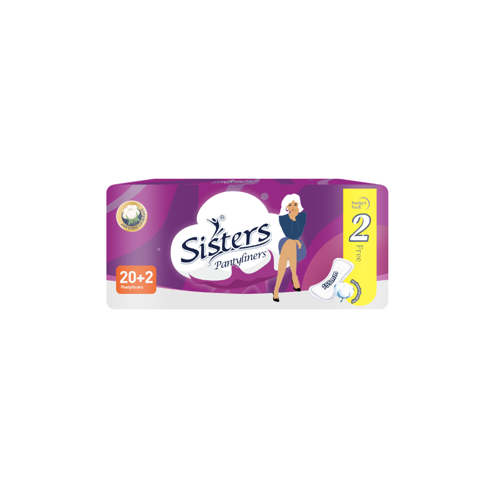 Sisters Pantyliner Budget Pack 20s Shopee Philippines