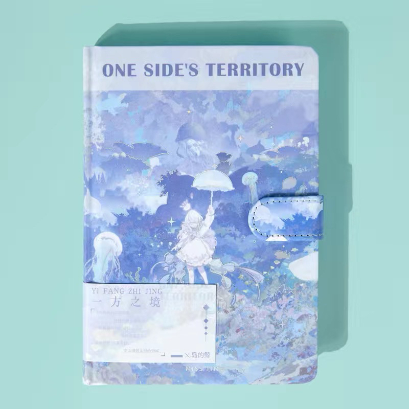 Pop up notebook magnet lock fantasy dreamy design Anime art diary ...