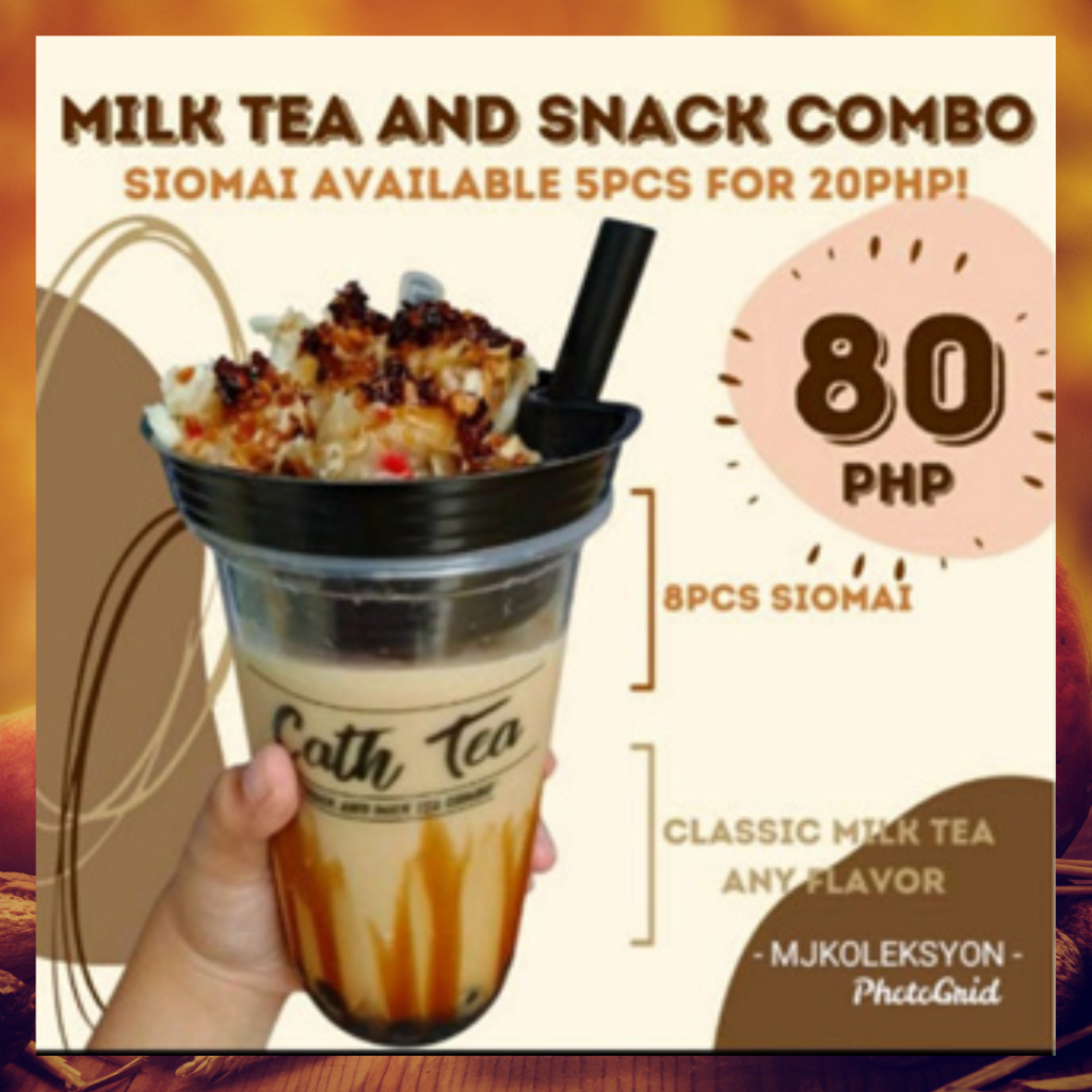 50pcs Milktea Snack on Top Cup Set with Cup and Straw Included | Shopee ...