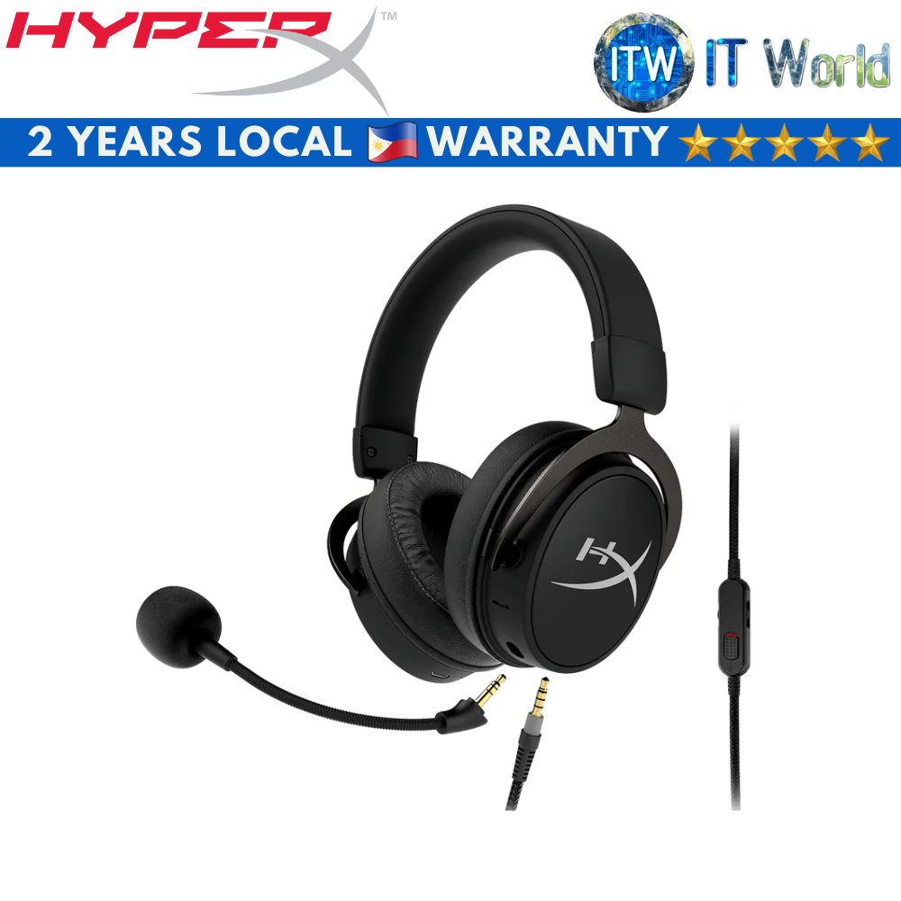 HyperX Cloud MIX Black Wired Gaming Headset + Bluetooth (4P5K9AA) | Shopee Philippines