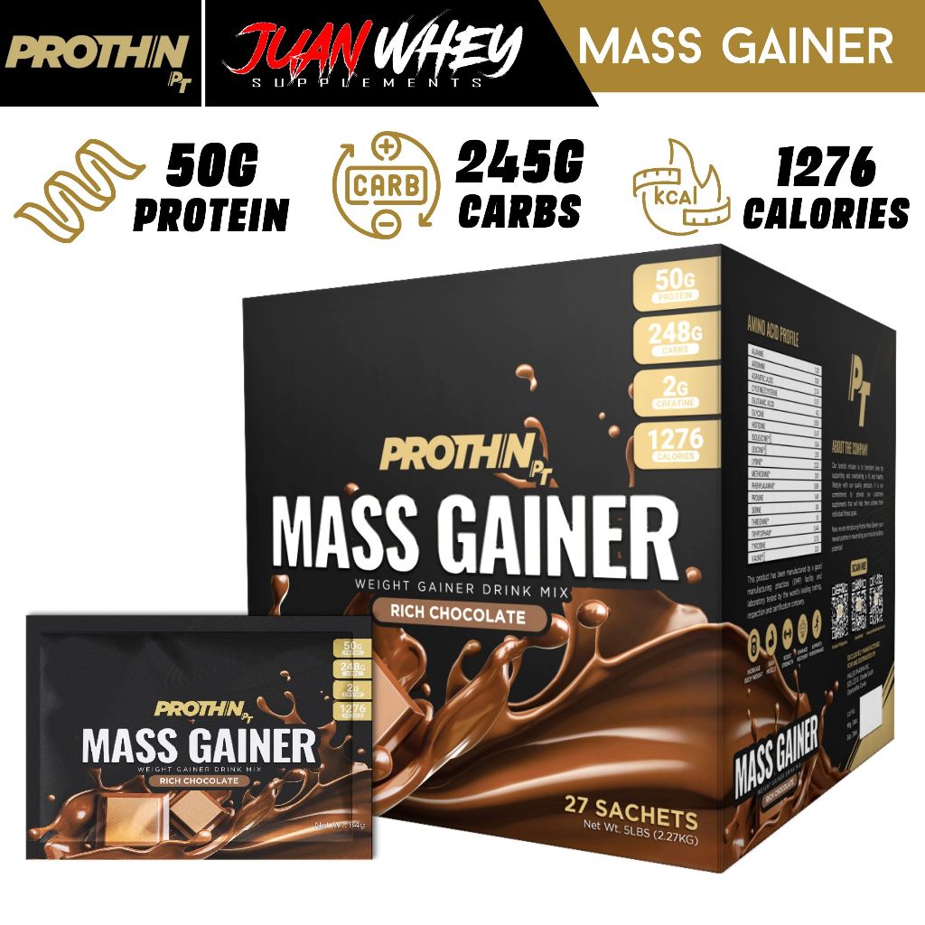Prothin Mass Gainer 5lbs | Shopee Philippines