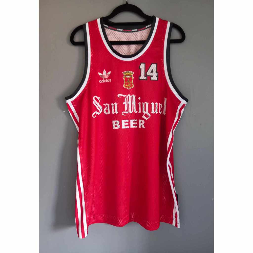 PBA Retro Jersey San Miguel Beer Hector Calma #14 | Shopee Philippines