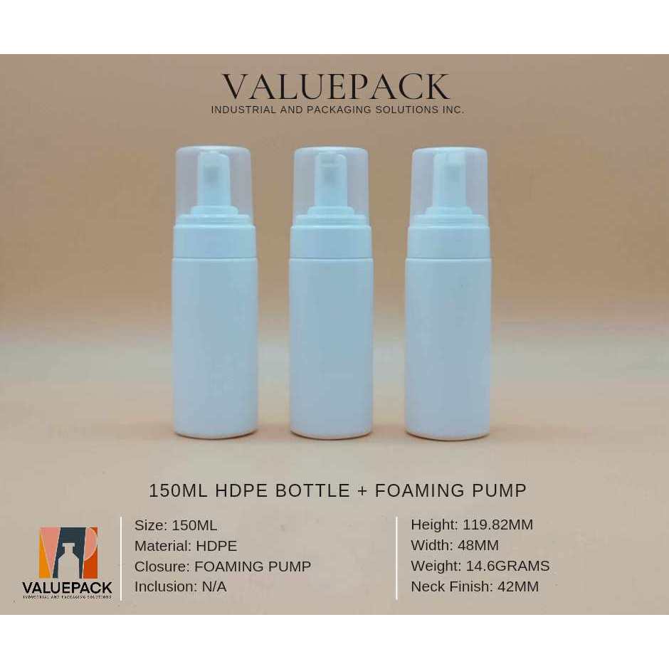 150ML WHITE HDPE FOAMING PUMP BOTTLE | Shopee Philippines 150ML WHITE HDPE FOAMING PUMP BOTTLE | Shopee Philippines