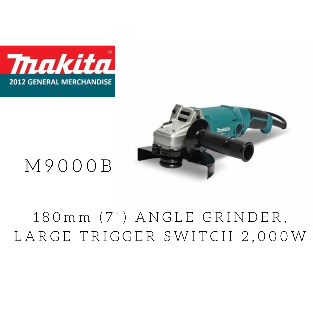 ORIGINAL Makita Angle Grinder, Large Toggle Switch 2,000W M9000B ...