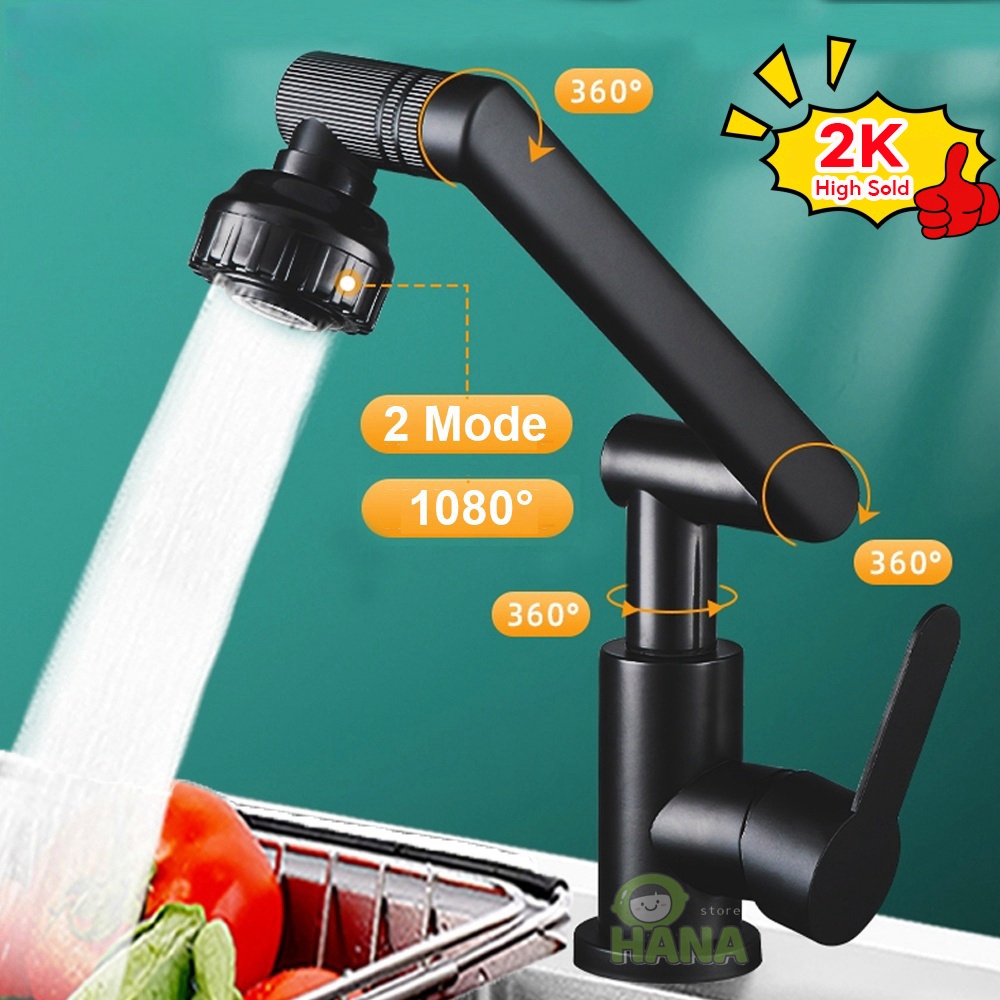 [Germany]304 Stainless Steel Kitchen sink faucet 360° Rotatable Single ...