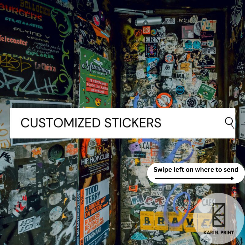 CUSTOMIZED STICKER AREA 5pcs Minimum order | Shopee Philippines