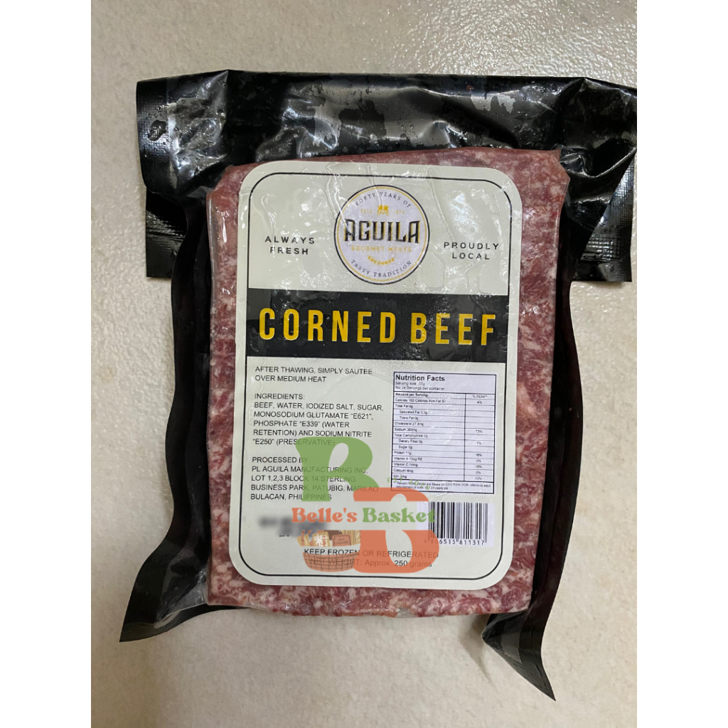 Aguila Corned Beef 250g & 500g (for metro manila buyers only / shipping ...