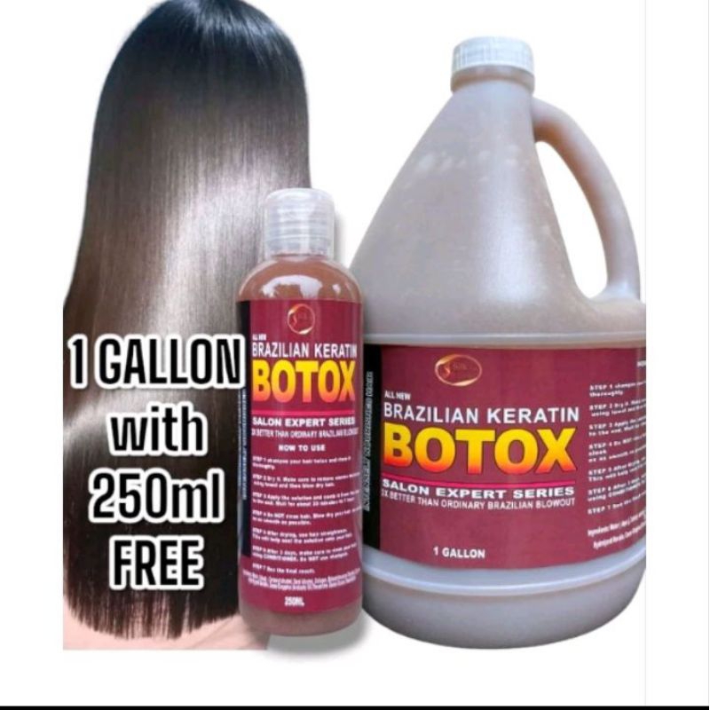 1 Gallon silknshine Brazilian Botox| keratin hair treatment with ...