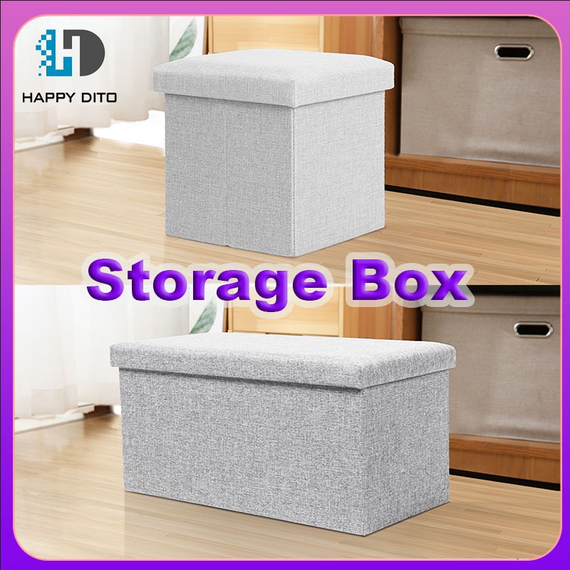 Ottoman Sofa Storage Box Storage stool Foldable Chair Storage Stool ...