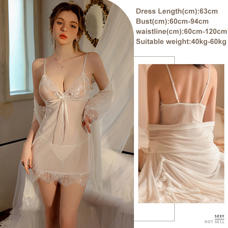 Nighties Sleepwear Lingerie Set Lingerie Sexy Sleepwear Womens Lace Sex Nighties Dress For Sex